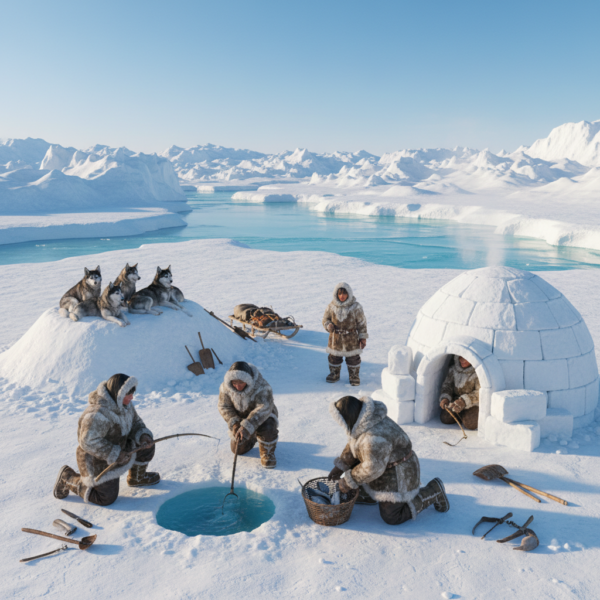 Les incroyables techniques de survie des peuples inuits dans l'Arctique